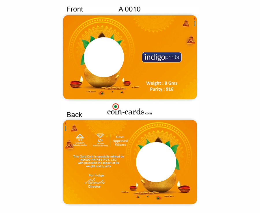Coin Packaging Card